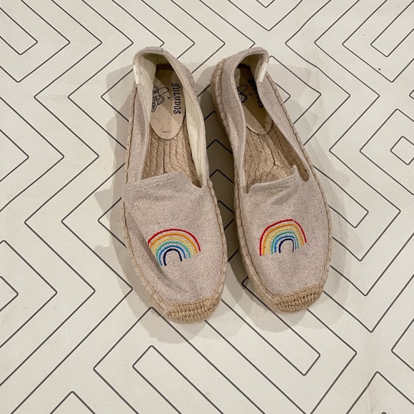 Soludos | Shoes | New Soludos X Ashkhan Rainbow Espadrille Slip On ...
